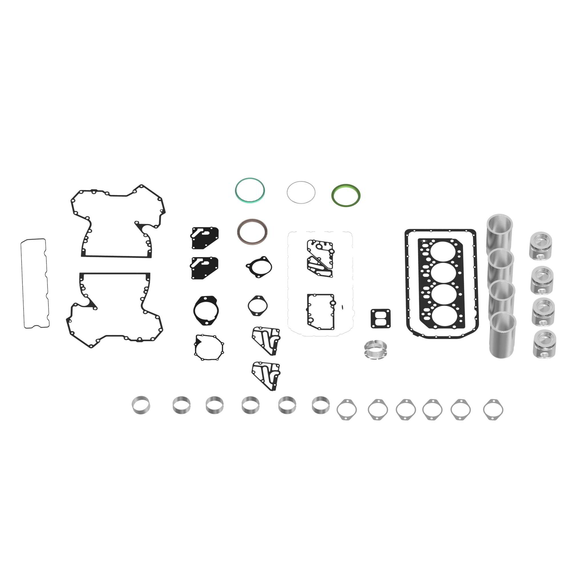 Компл. для рем. двигат., Engine Overhaul Kit John Deere RE532715 - цена ...
